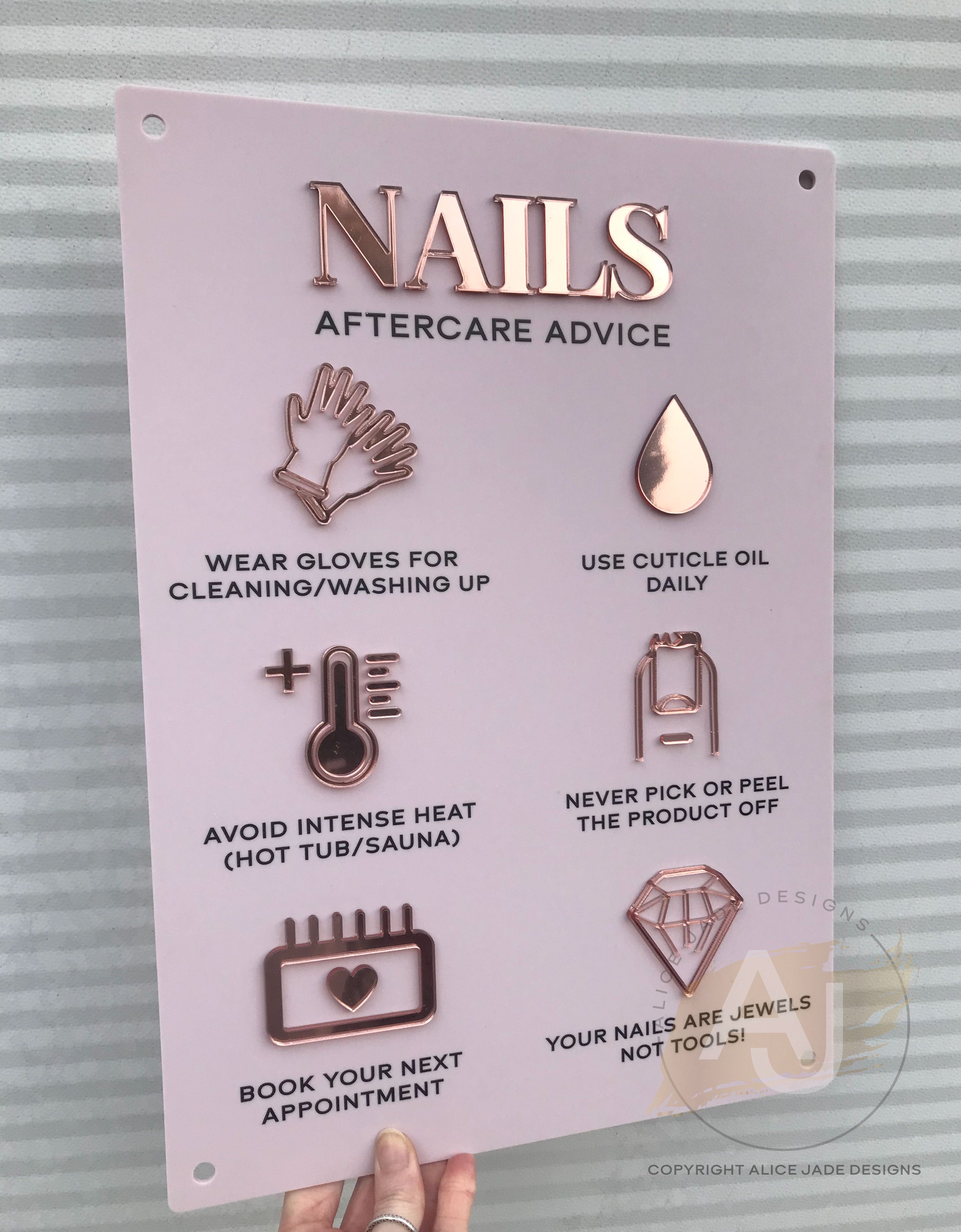 Alice Jade Designs Luxury Acrylic Signage